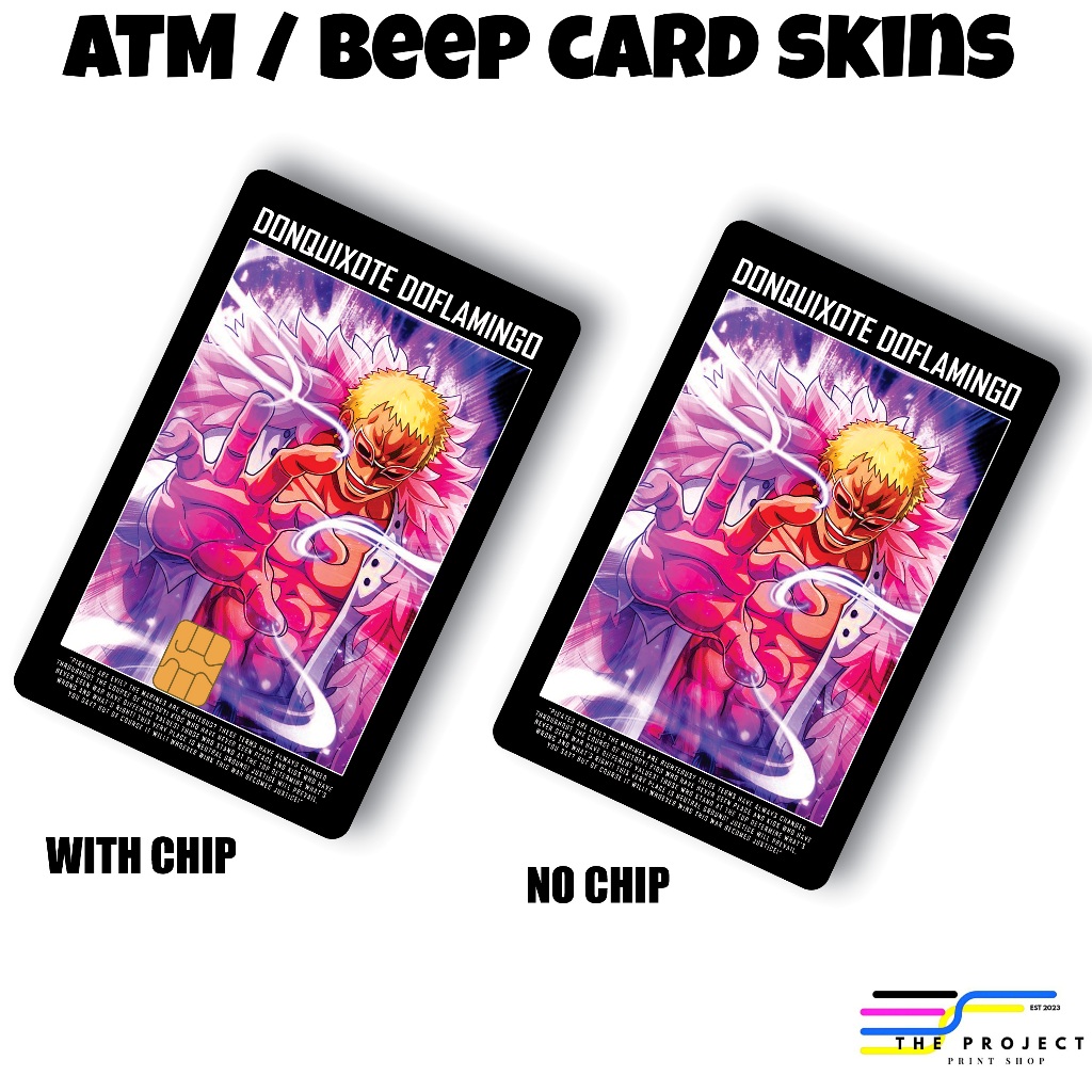 ATM/Beep Card Skin Stickers ONE PIECE. laminated high Quality Vinyl ...