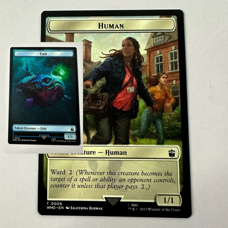 HUMAN / FISH / TREASURE / DALEK / CLUE / HUMAN ROGUE CYBERMAN DOUBLE ...