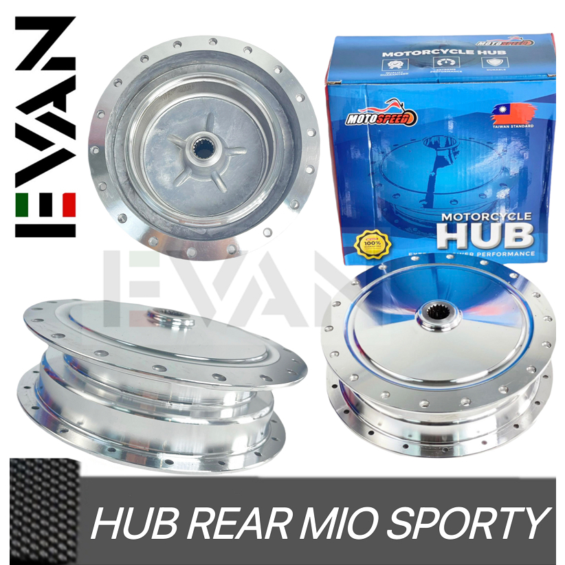 1 PC Full CNC Rear Hub For Mio Sporty With Busting With Steel Collar ...