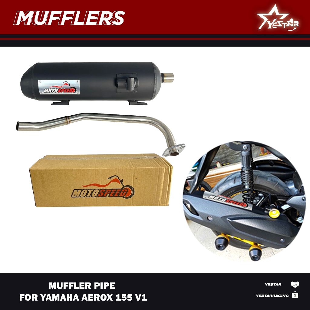 Yamaha Aerox V1 Muffler Pipe Full Exhaust System Top 1 Motorcycle ...