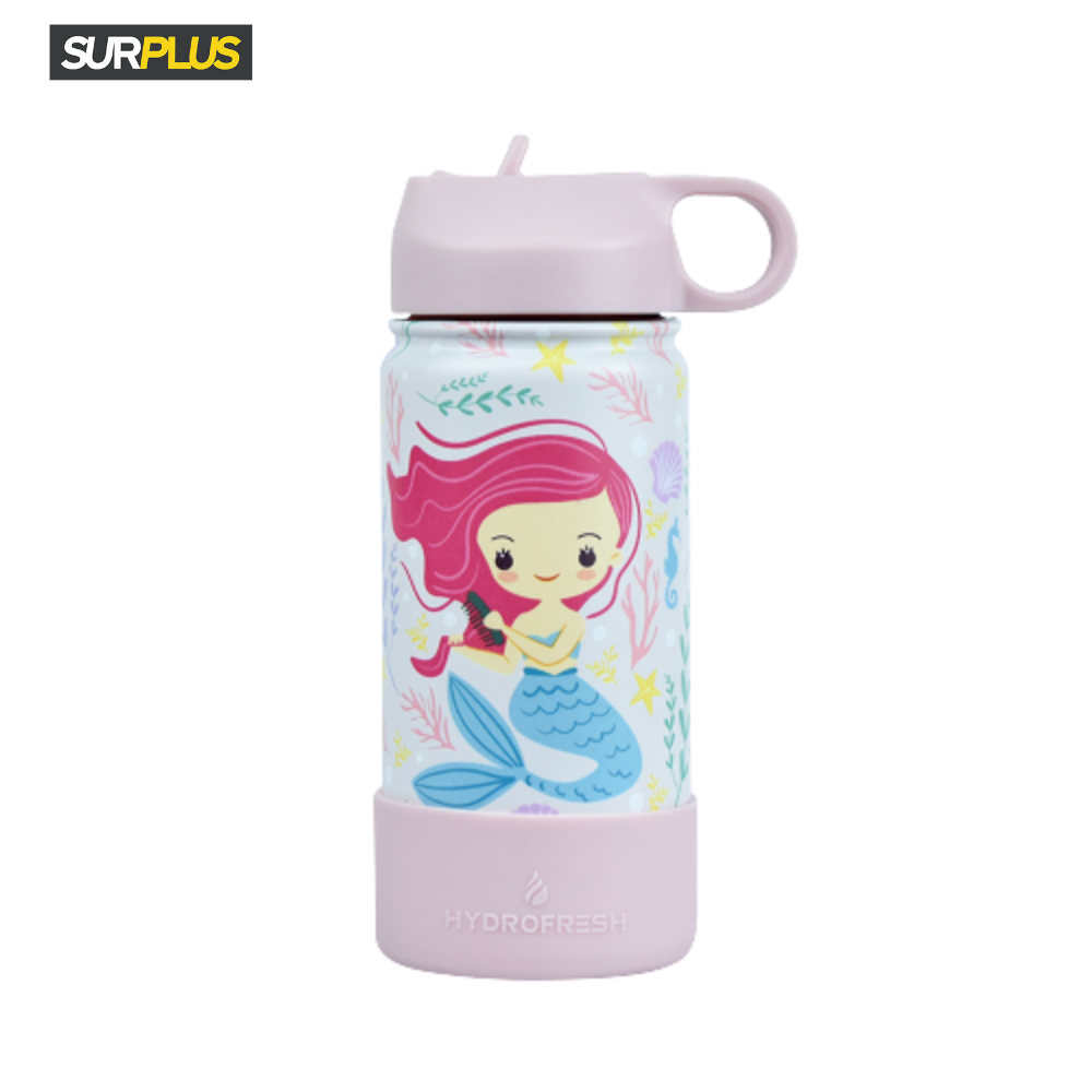 Surplus Hydrofresh Kids Printed Flask with Straw 430mL With Silicon ...