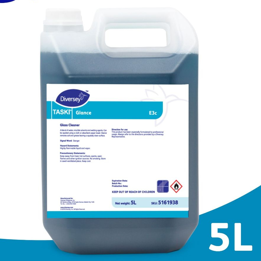 Diversey Taski Glance Glass and Multi Surface Cleaner 5L | Shopee ...