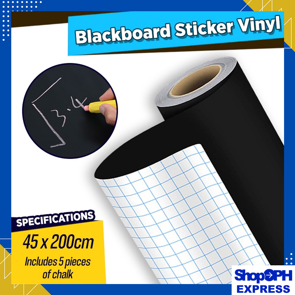 【Thickened】 90Cmx200Cm Sticker White Board Whiteboard Sticker Wall Big ...