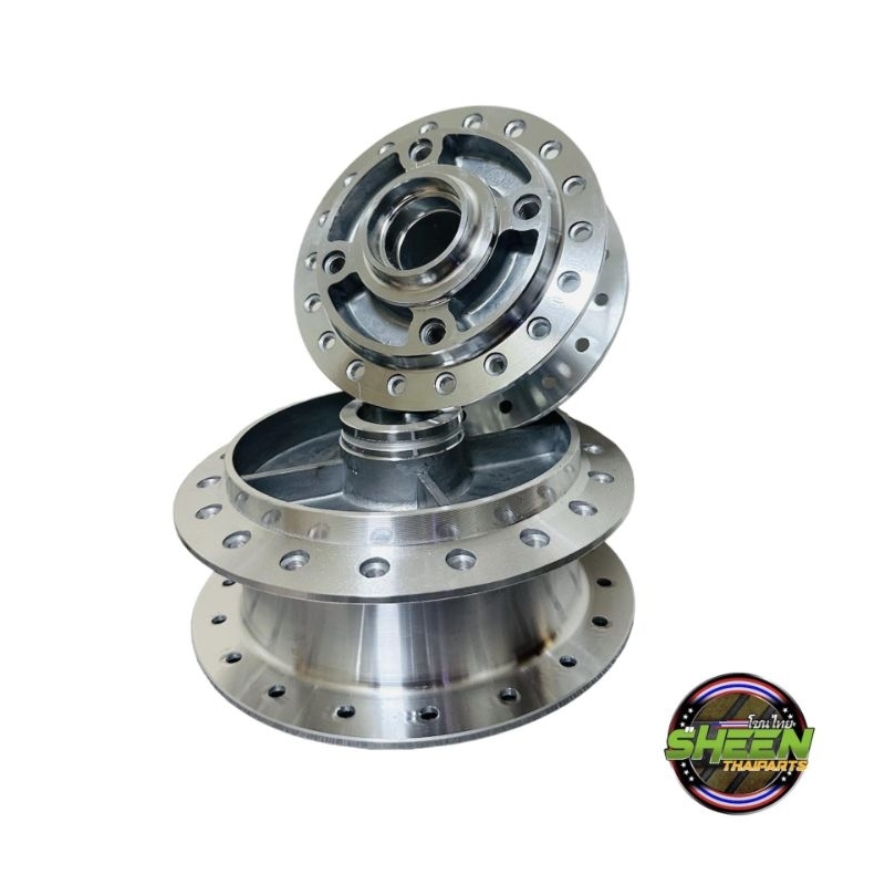 WAVE HUB SET CROME (DRUM BRAKE REAR/ BOWL TYPE DICS FRONT) | Shopee ...