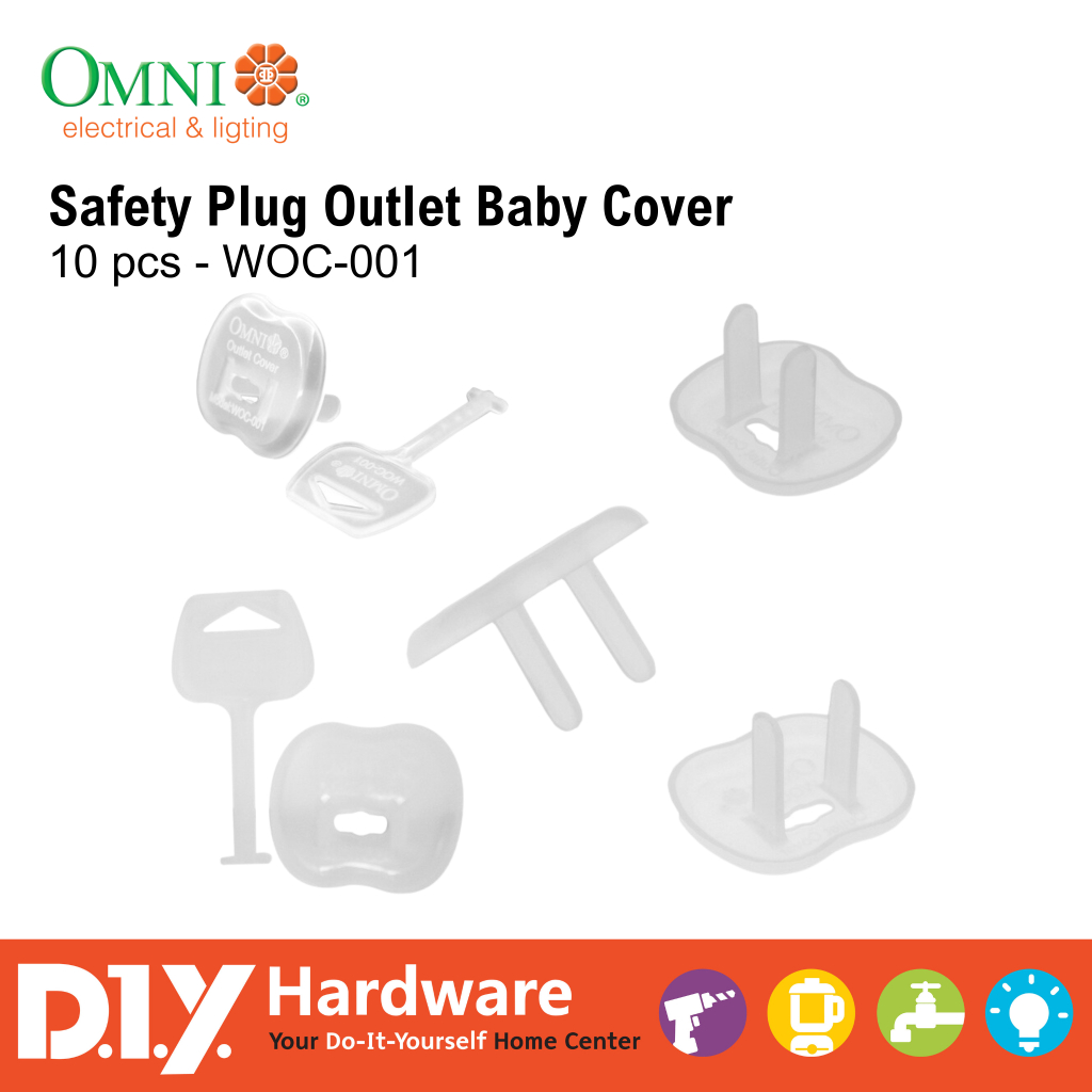 Omni Child-Proof Plug Covers 10 Pack WOC-001 | Shopee Philippines