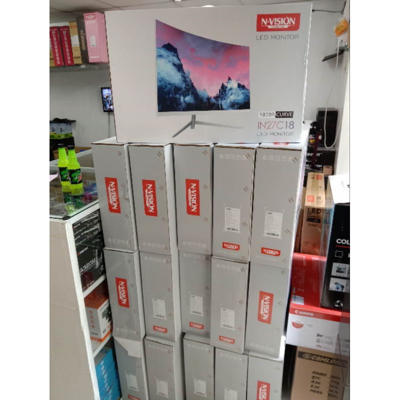 NVISION 27" IN27C18 CURVED VA | 27" N2788-W IPS FULL HD | 27" IN27FGW ...