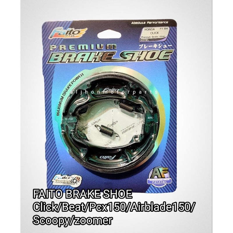 FAITO BRAKE SHOE PREMIUM EDITION | Shopee Philippines