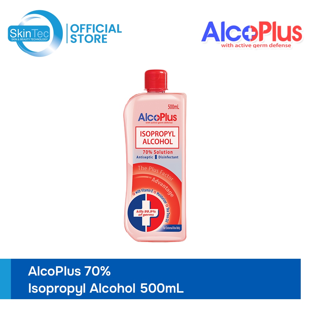 AlcoPlus Red 70% Isopropyl Alcohol (500ml) | Shopee Philippines
