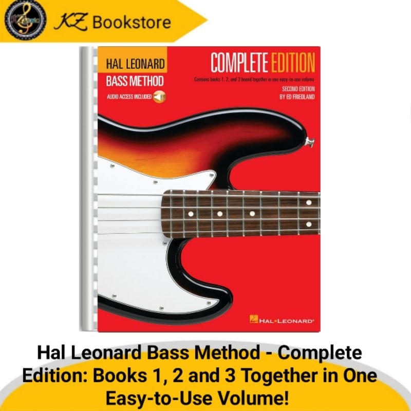 Hal Leonard Bass Method - Complete Edition: Books 1, 2 and 3 Together ...