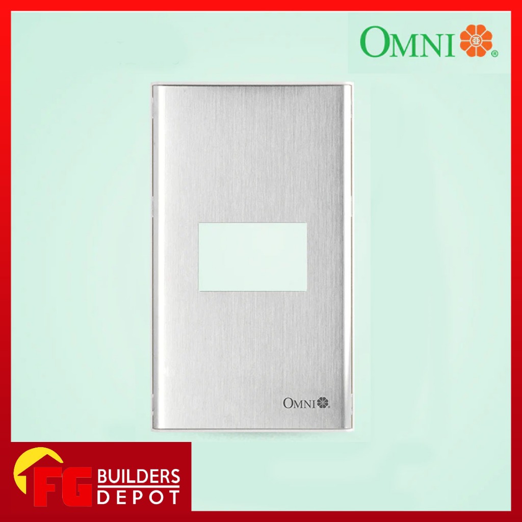 WWP-110S 1-GANG PLATE (STAINLESS) (OMNI) | Shopee Philippines