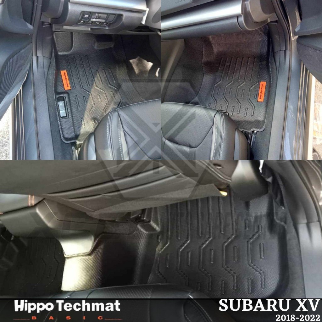 SUBARU XV 2018-2022 HIPPO TECHMAT BASIC DEEP DISH CAR MATS | Shopee ...