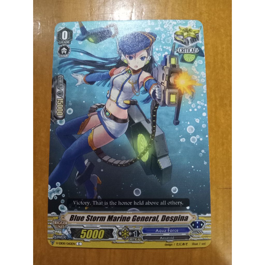 CFV Blue Storm Marine General, Despina V-EB01/060EN Cardfight Vanguard English Aqua Force ...