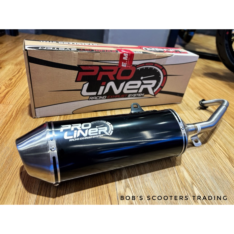 PROLINER Exhaust Pipe PL MAX-3 BLACK (NMAX, AEROX, FAZZIO, ADV, CLICK ...