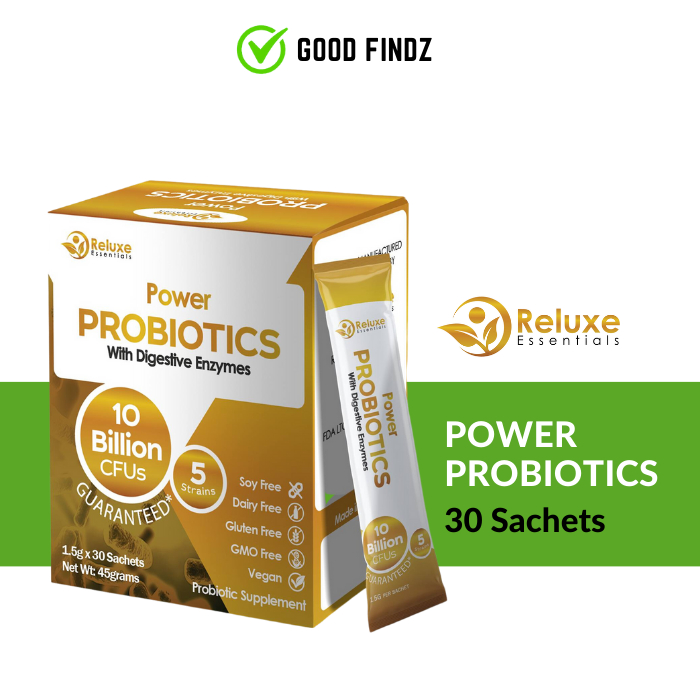 Power Probiotics with Digestive Enzymes 10 Billion FCU 30 Sachets ...