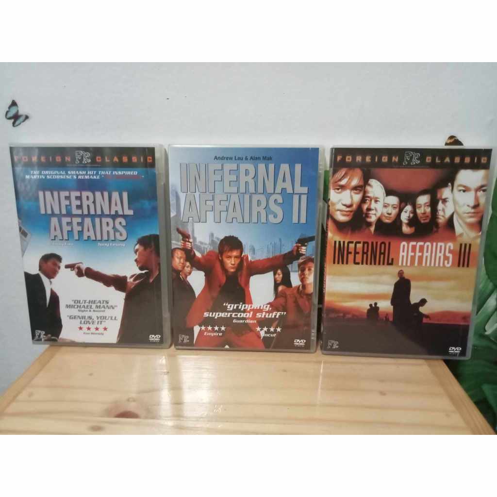 Infernal Affairs Trilogy [DVD Movie Complete Set, 3 Discs, English Language] | Shopee Philippines