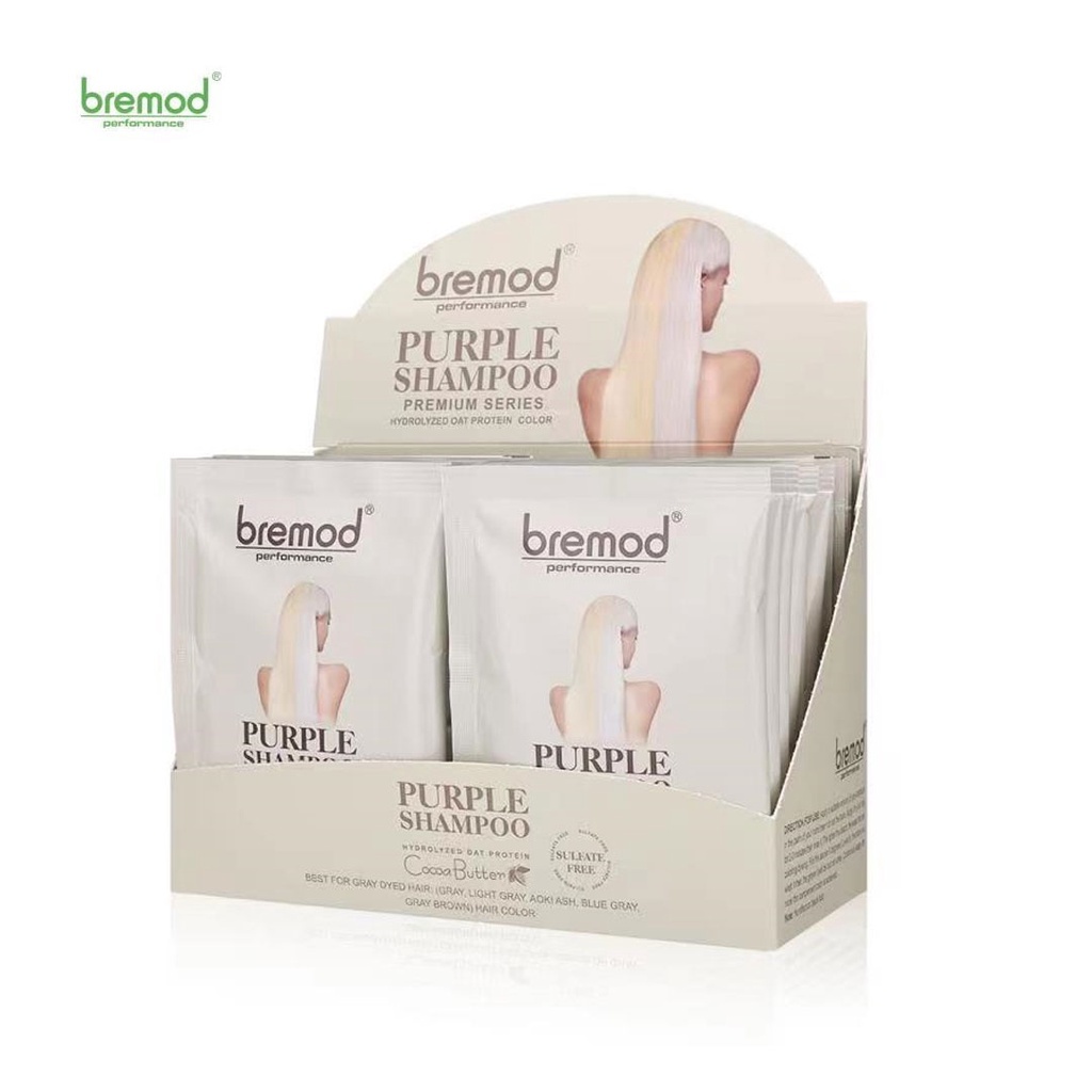 BREMOD PURPLE SHAMPOO PREMIUM SERIES 30ML | Shopee Philippines