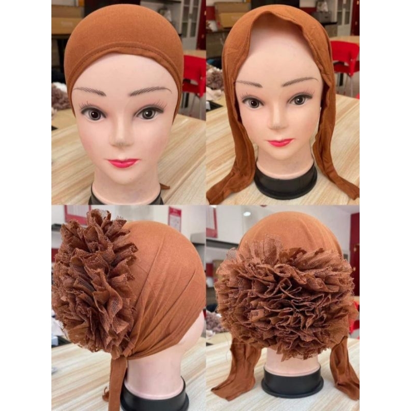 inner for hijab with tie | Shopee Philippines