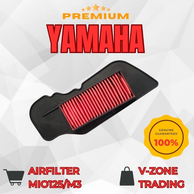 Genuine Yamaha Air Filter 2PH-E4450-00 Mio I 125 M3 MSI 125 | Shopee ...