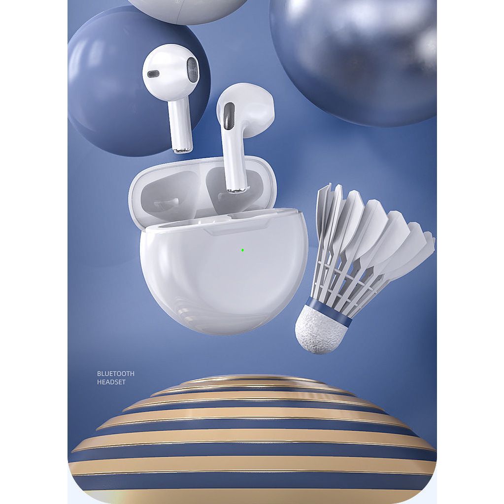 Colored TWS Pro6 TWS Wireless Earphones Bluetooth Hifi Sound Earbuds ...