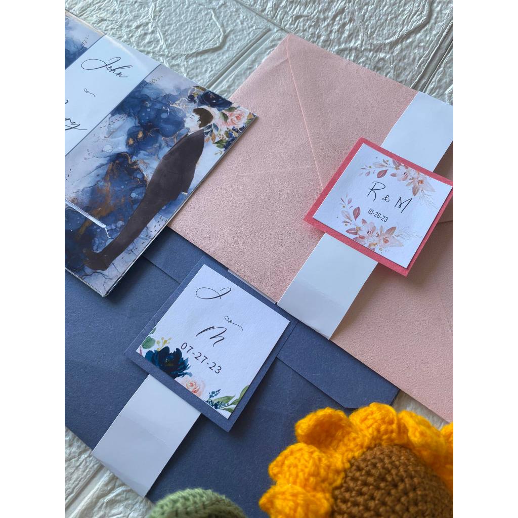Customized Wedding Invitation Cards (Free Template) | Shopee Philippines