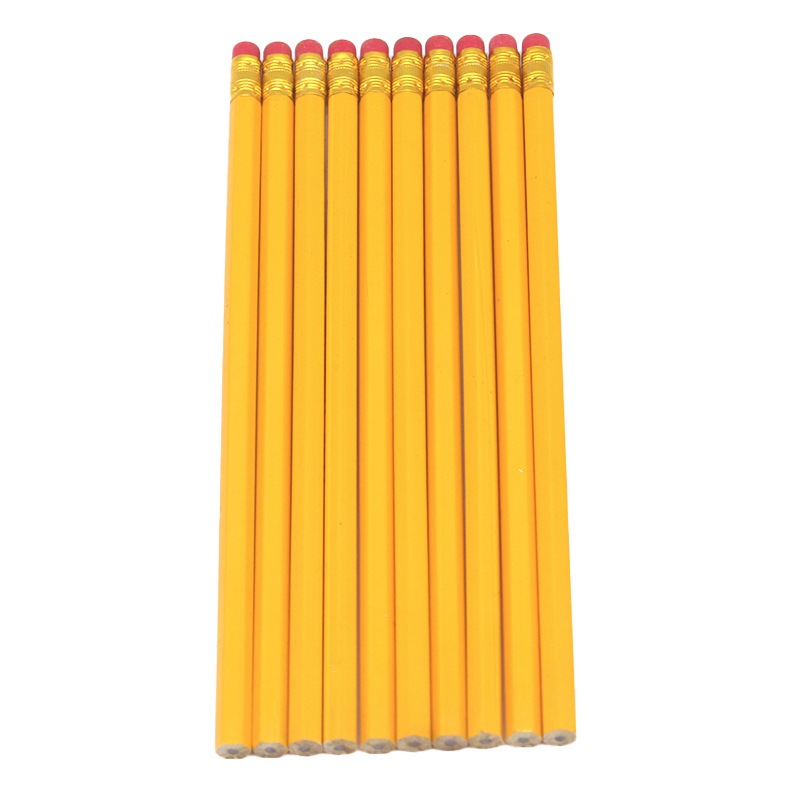 30Pcs HB Pencil Log Lead-Free Non-Toxic Standard Writing With Eraser ...