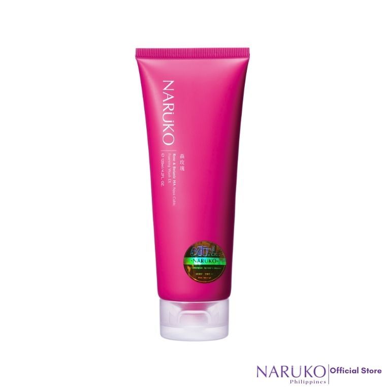 Naruko Rose & Botanic HA Aqua Cubic Foaming Wash EX 120g | Shopee ...