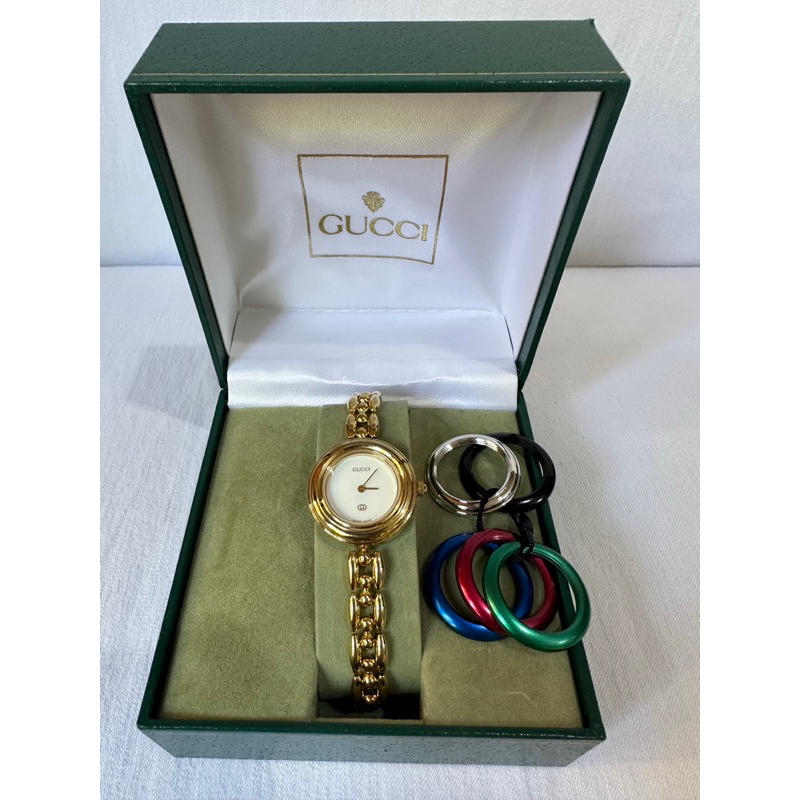 GUCCI Bezel watch authentic preloved | Shopee Philippines