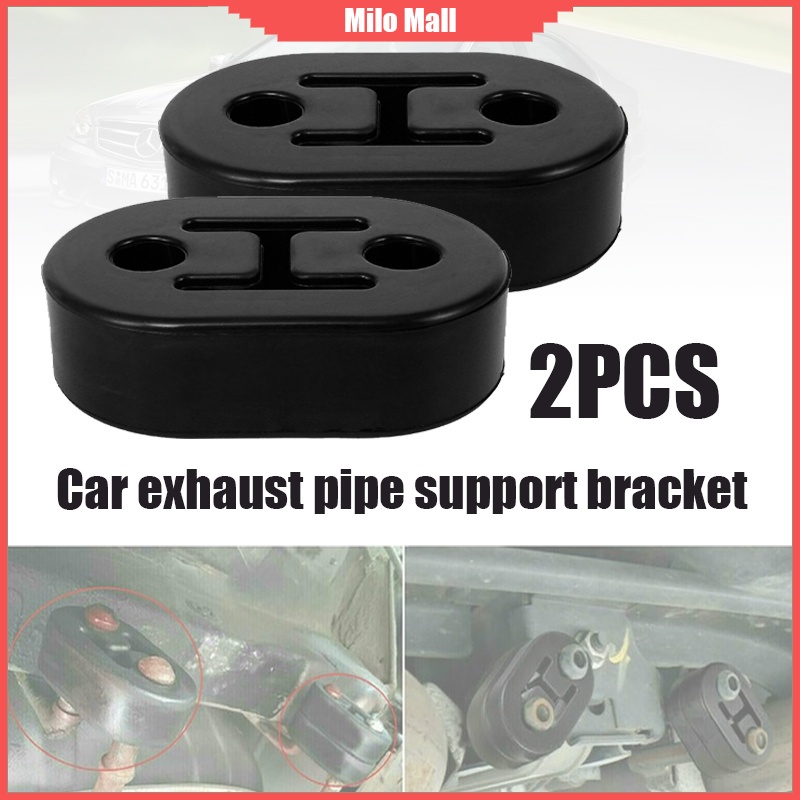2pcs Exhaust Hanger Bushing Rubber Muffler Tail Pipe Mount Rubber ...