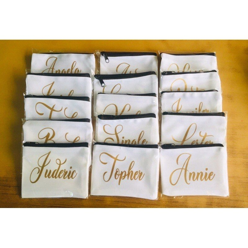 Personalized Canvas Pouches | Shopee Philippines