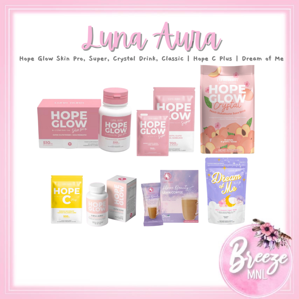 Luna Aura Hope Glow Crystal | Hope Glow Advanced Glutathione Skin Pro ...