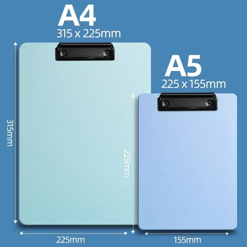 A4 Board Clamp Wordboard Hardboard Pad Plate writing Board Clip Board ...