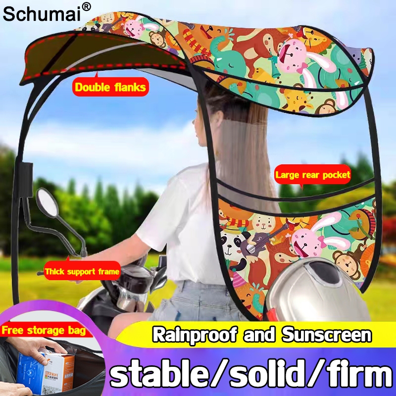 Electric Car Motorcycle Canopy Necessary for wind and rain protection ...