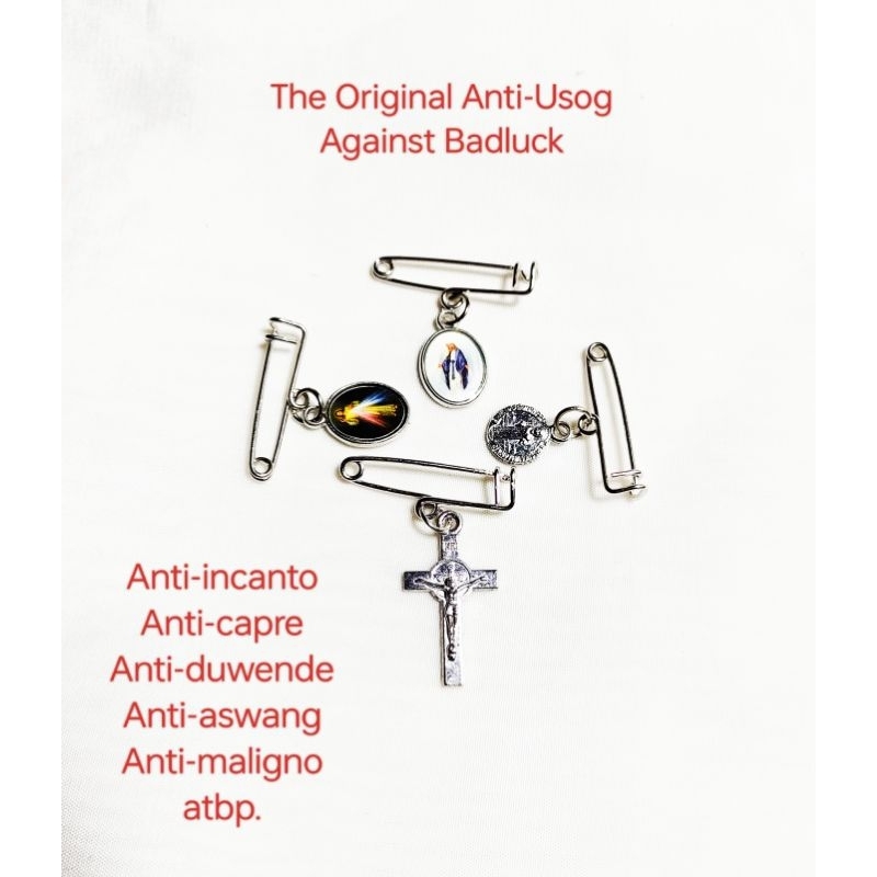 Original Anti-usog Miraculous Medal Amulets, Exorcism Cross, D. Mercy ...