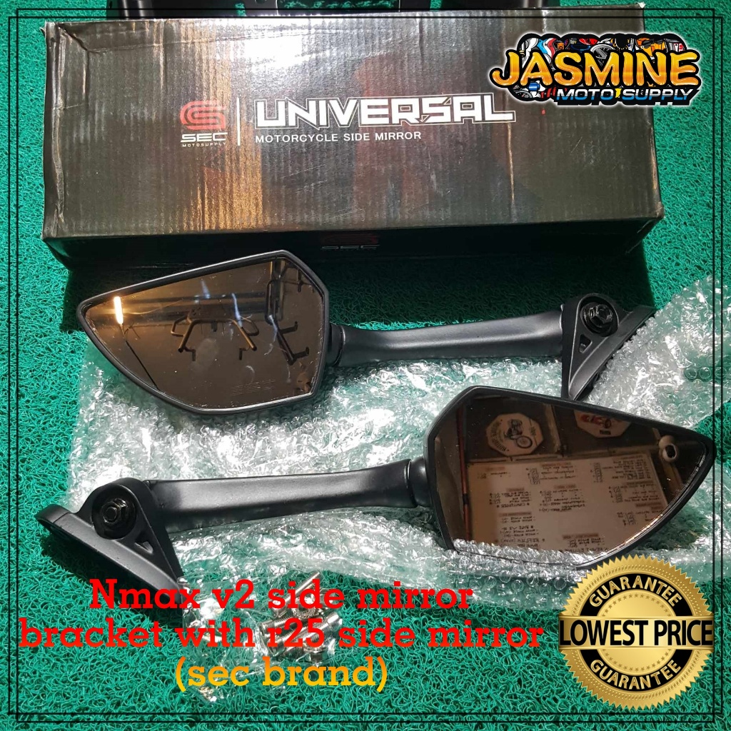 R25 side mirror sec brand long stem | Shopee Philippines