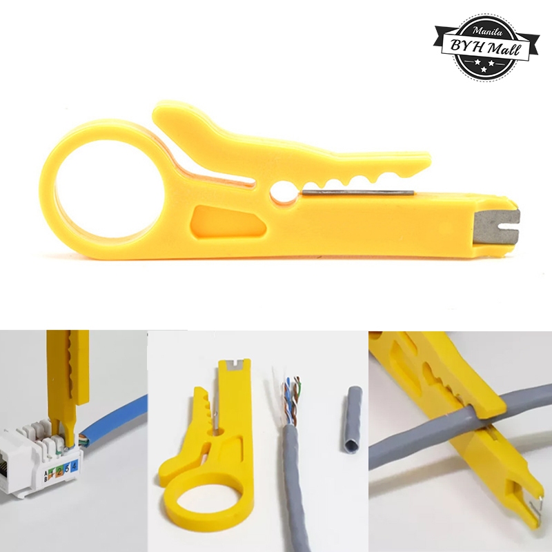 Mini Wire Stripper Crimper Pliers Crimping Tool For RJ45 Cat5 Cat6 ...