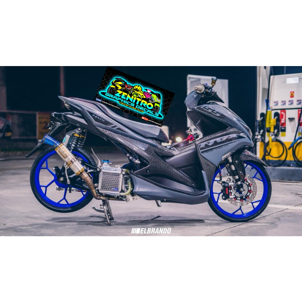 NVX TRANSPARENT DECALS FOR AEROX V1 | Shopee Philippines