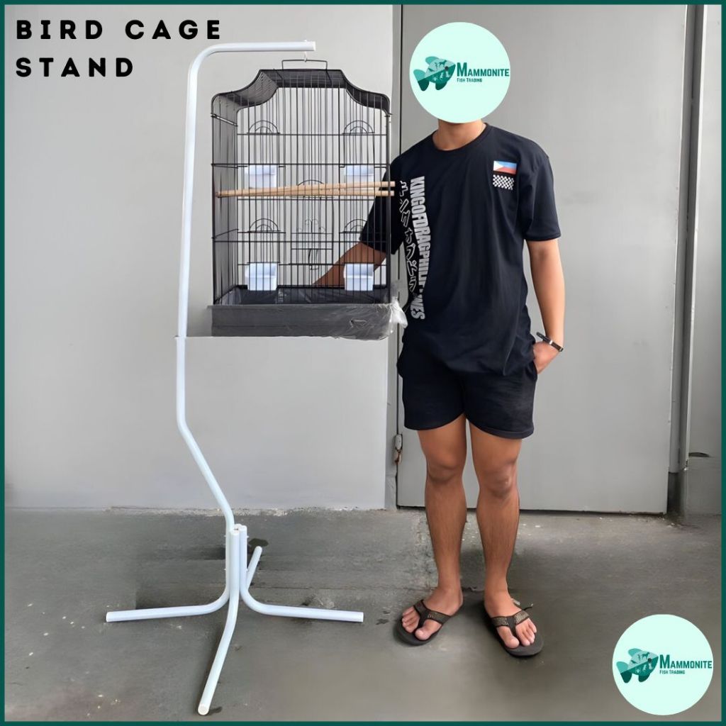 Heavy Duty Bird Cage Stand / Easy to Assemble / Epoxy Coated Steel Bird ...