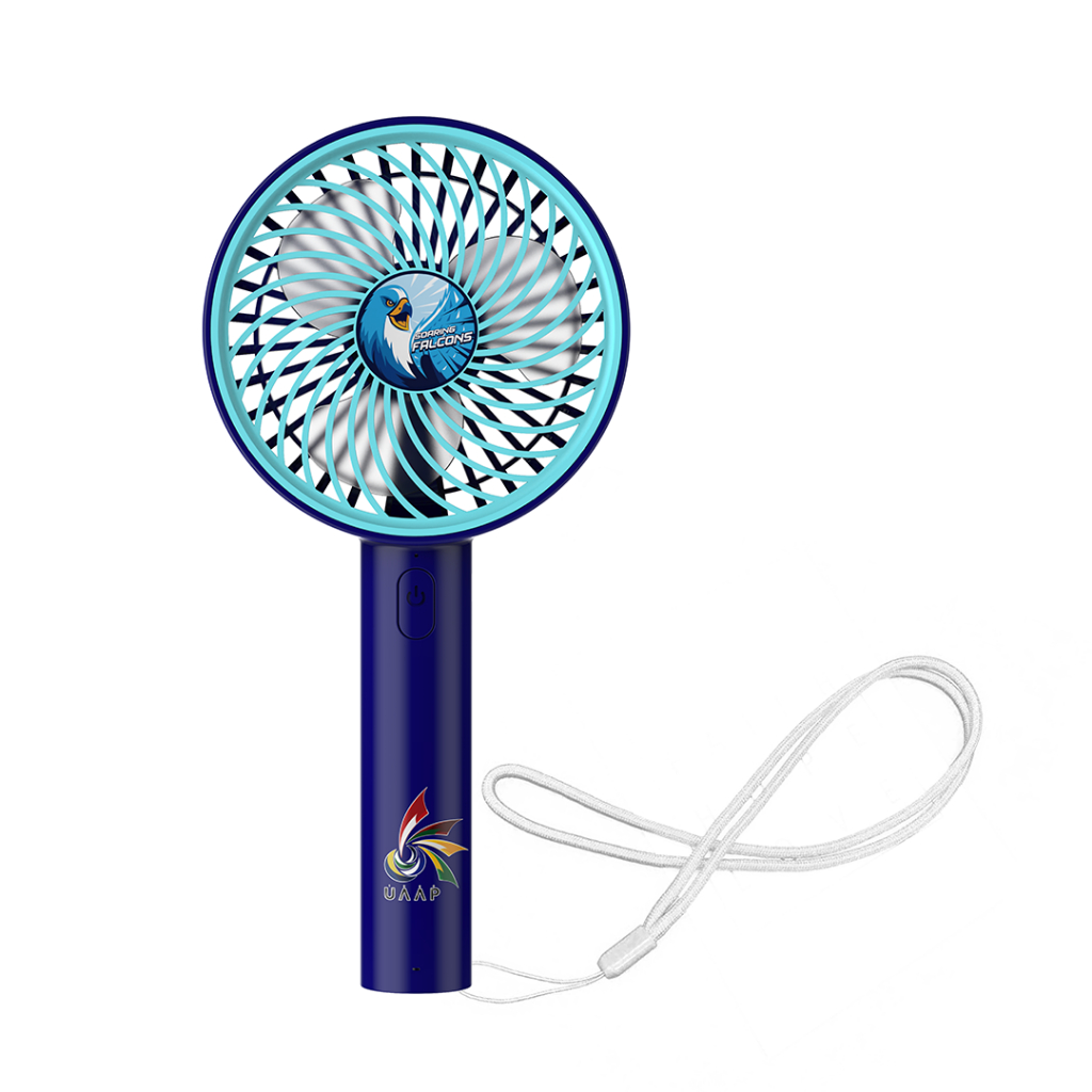 AKARI X UAAP [ ADAMSON ] 4" Rechargeable Handy Fan with Lace | Shopee ...