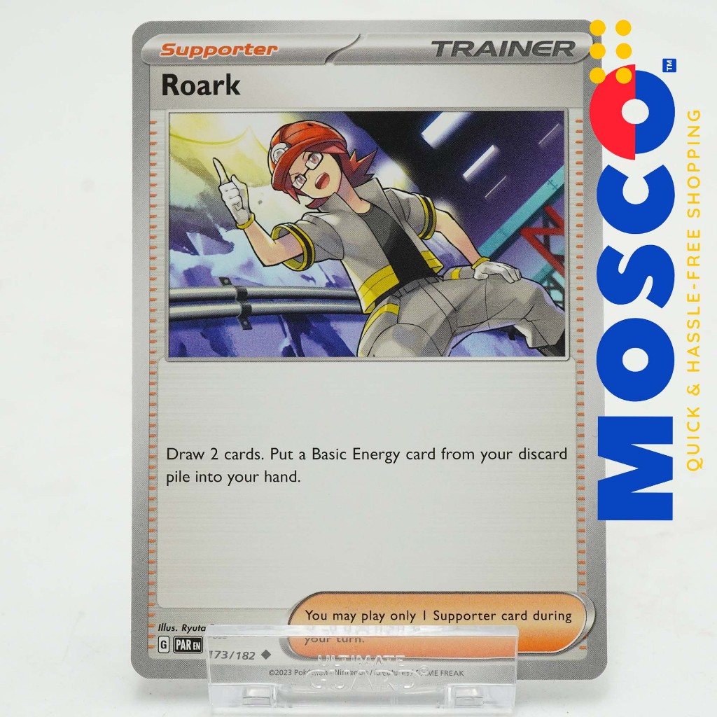 Roark - 173/182 - Uncommon | Paradox Rift | Supporter Cards Pokemon TCG ...