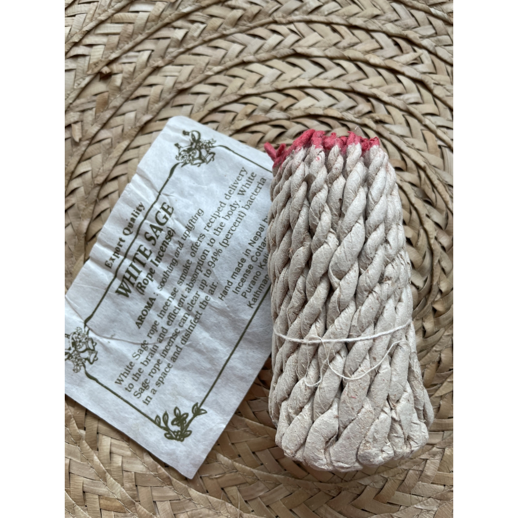White Sage Rope Incense (Handmade in Nepal) | Shopee Philippines
