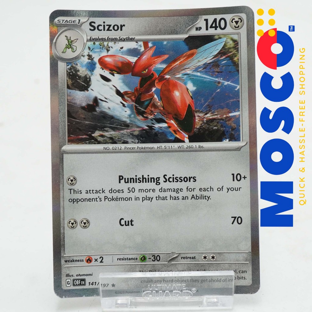 Scizor - 141/197 - Holo Rare | Pokemon TCG | Shopee Philippines