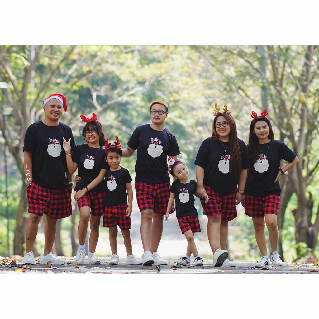 CHRISTMAS SHORT TERNO/FAMILY SET (sold per terno) | Shopee Philippines