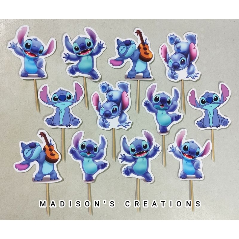 Stitch Lilo & Stitch Cake Topper/Banner, Backdrop Set (Personalize ...