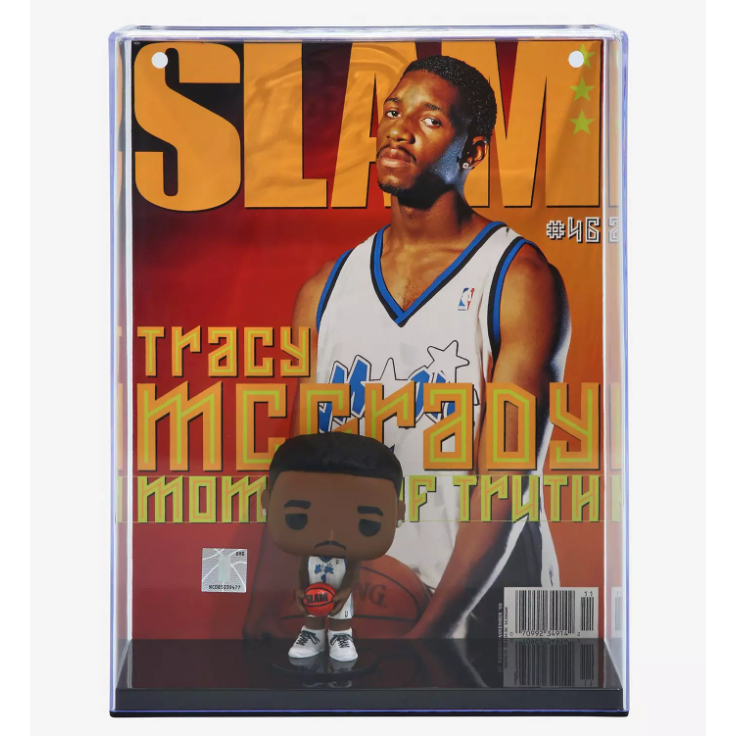 FUNKO POP! SLAM - Tracy McGrady Magic #08 SLAM Funko Pop! NBA Cover ...
