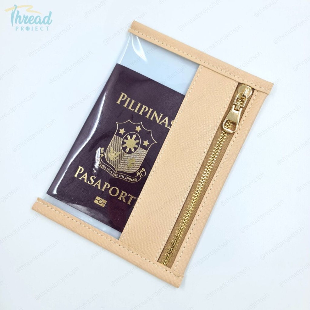 Leather Vanity Kit 2.0 Clear PVC with Gold Metal Zipper Card Holder ...