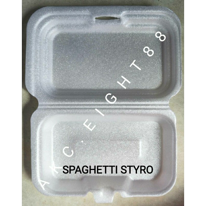 100 pcs - Food Styro, Spaghetti Box (SB 3) | Shopee Philippines
