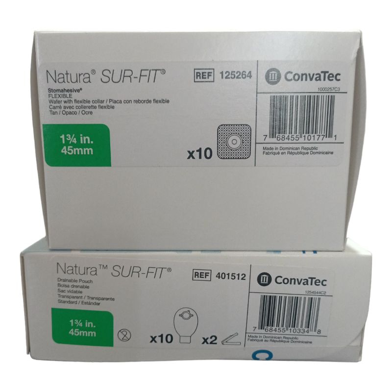 Convatec 45mm Colostomy Bag 10 Sets Transparent/Flexible Wafer | Shopee ...