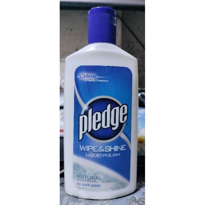 Pledge Wipe & Shine 250ml, Market Return | Shopee Philippines