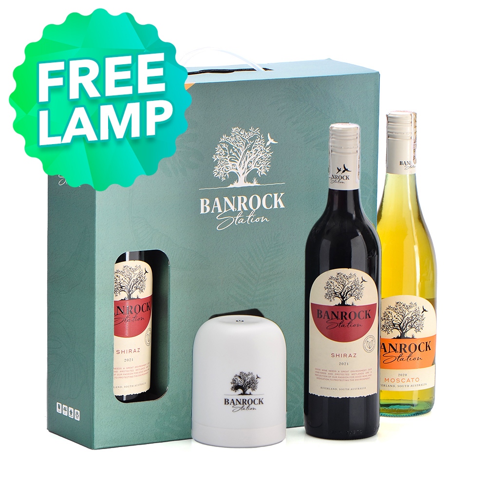 Banrock Station Moscato and Shiraz 750ml with Camping light bundle ...