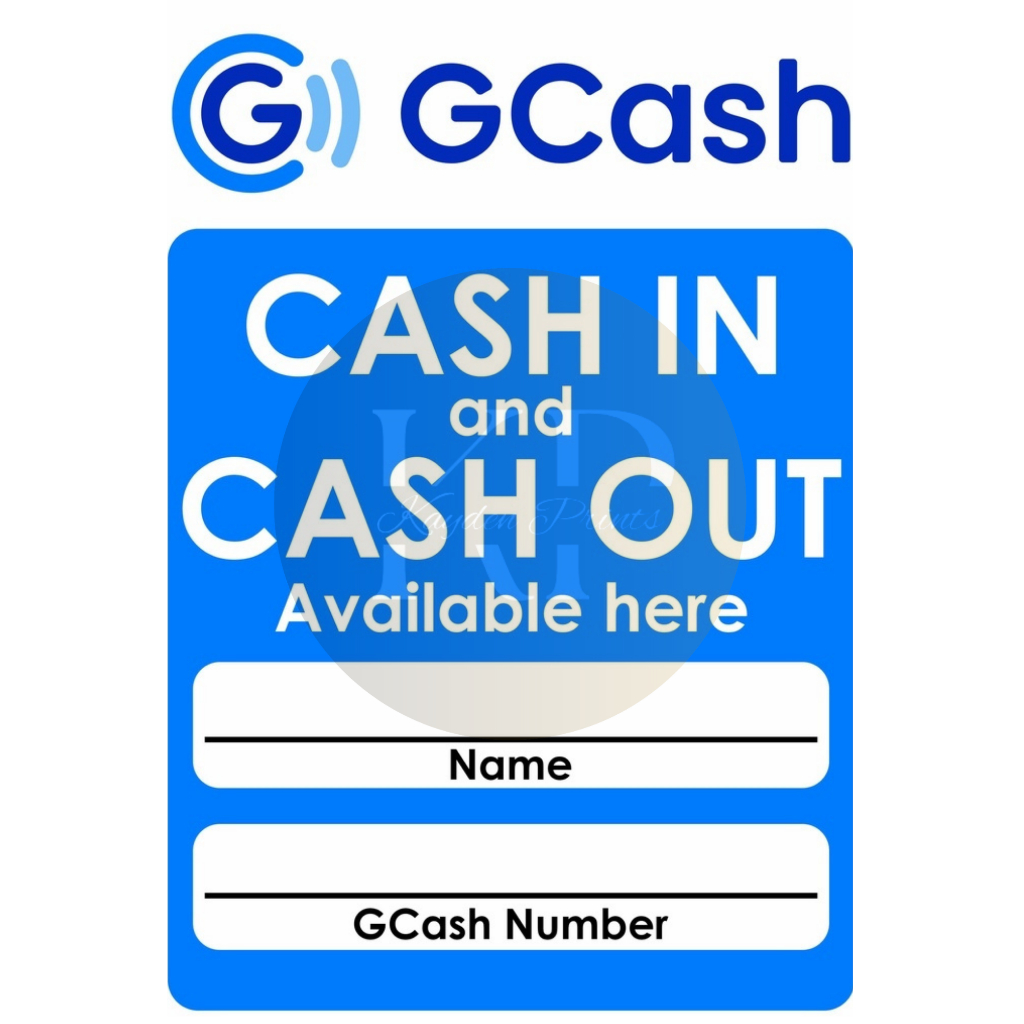 PVC/LAMINATED SIGNAGE GCASH/LOAD AVAILABLE HERE/ - A4 Size high quality ...